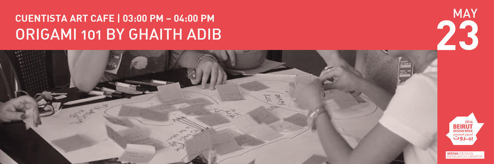 Origami 101 by Ghaith Adib - ihjoz