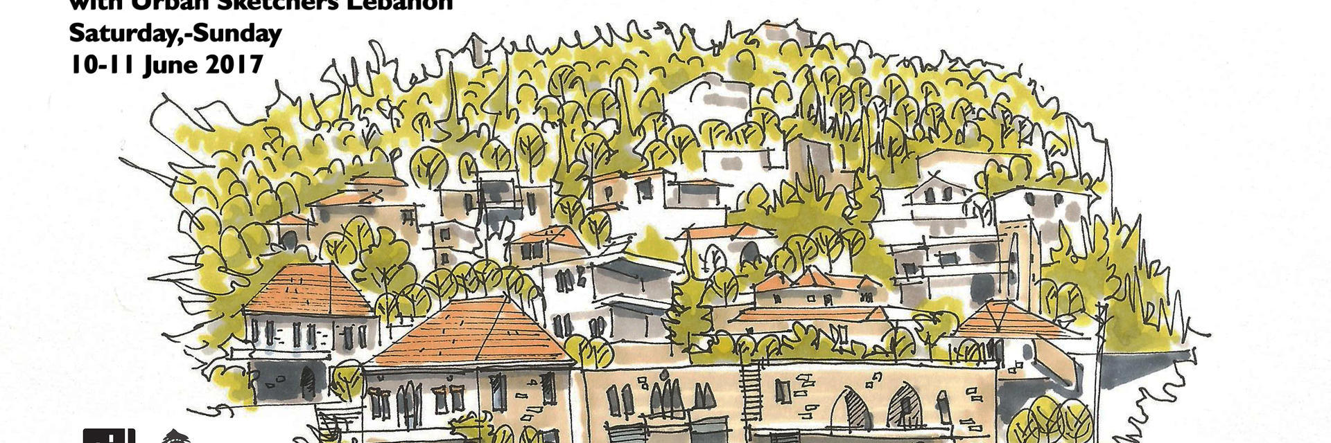 Sketching Getaway, Exhibition and Workshop | Maasser El Chouf - ihjoz