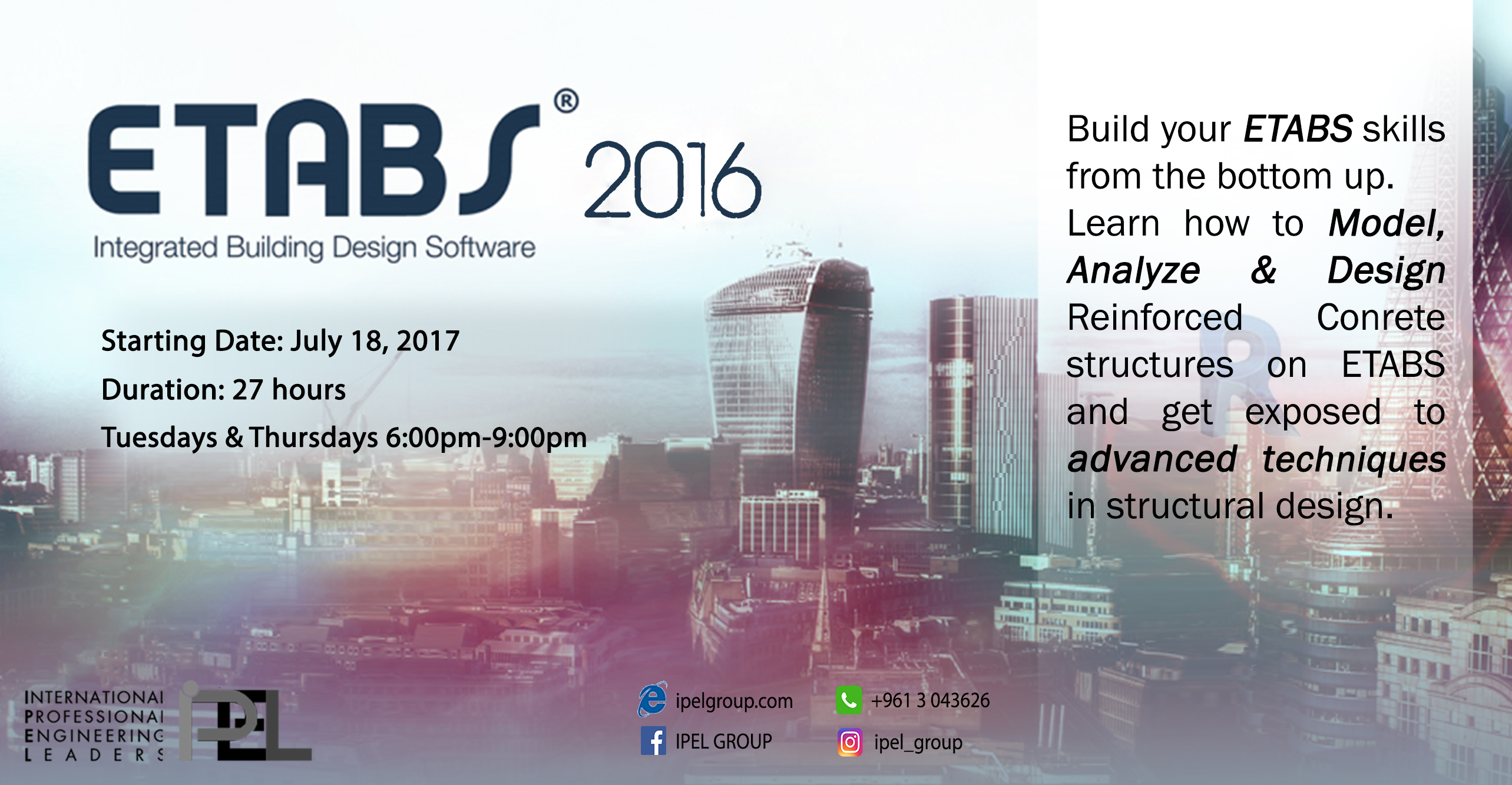 ETABS Training Course - ihjoz