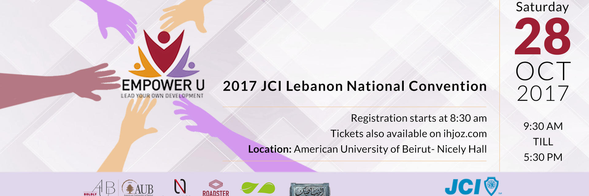 Empower U: 2017 JCI Lebanon National Convention - ihjoz