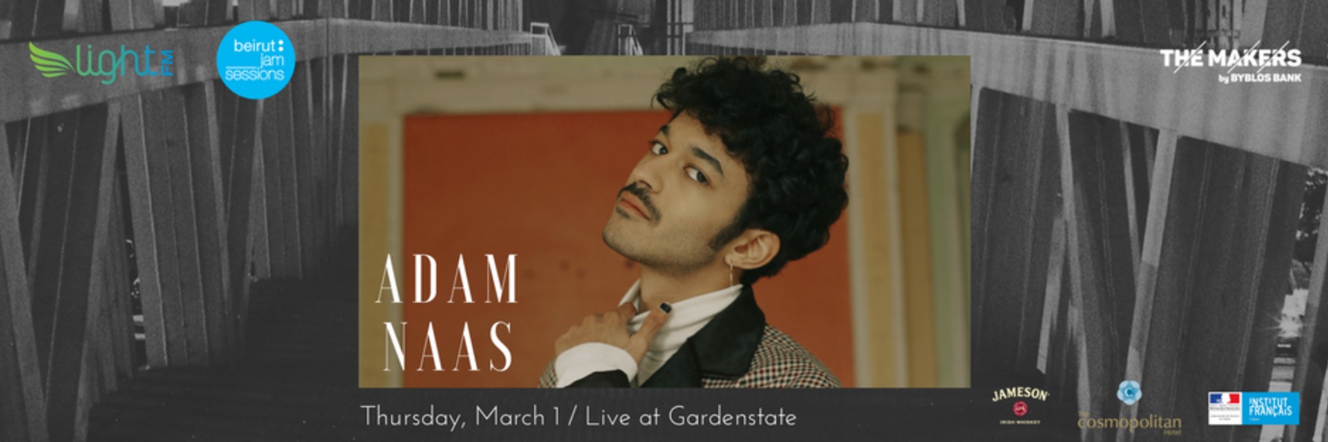 Light FM x Beirut Jam Sessions presents Adam Naas - ihjoz