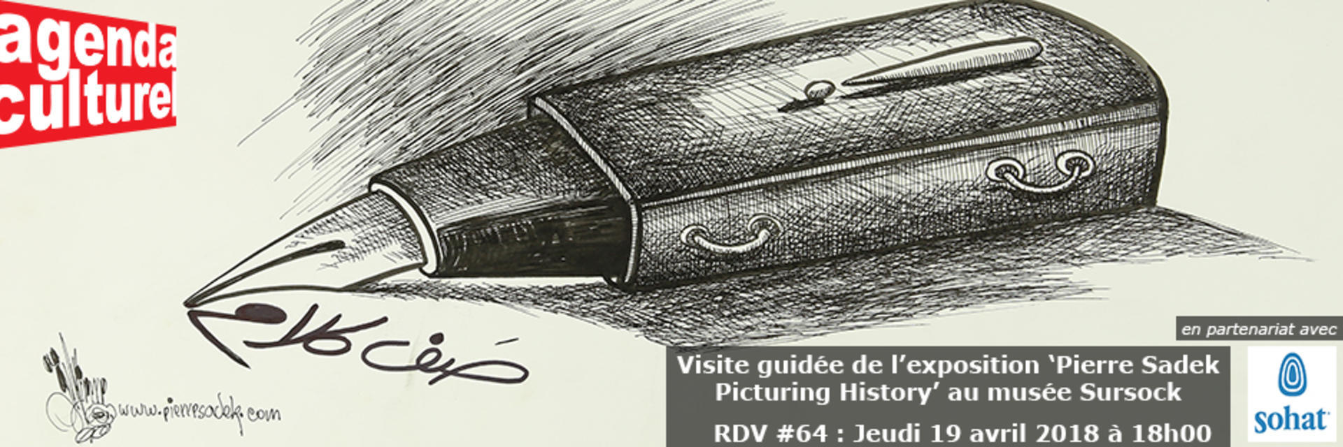 RDV #64 : Visite guidée de l’exposition ‘Pierre Sadek Picturing History ...