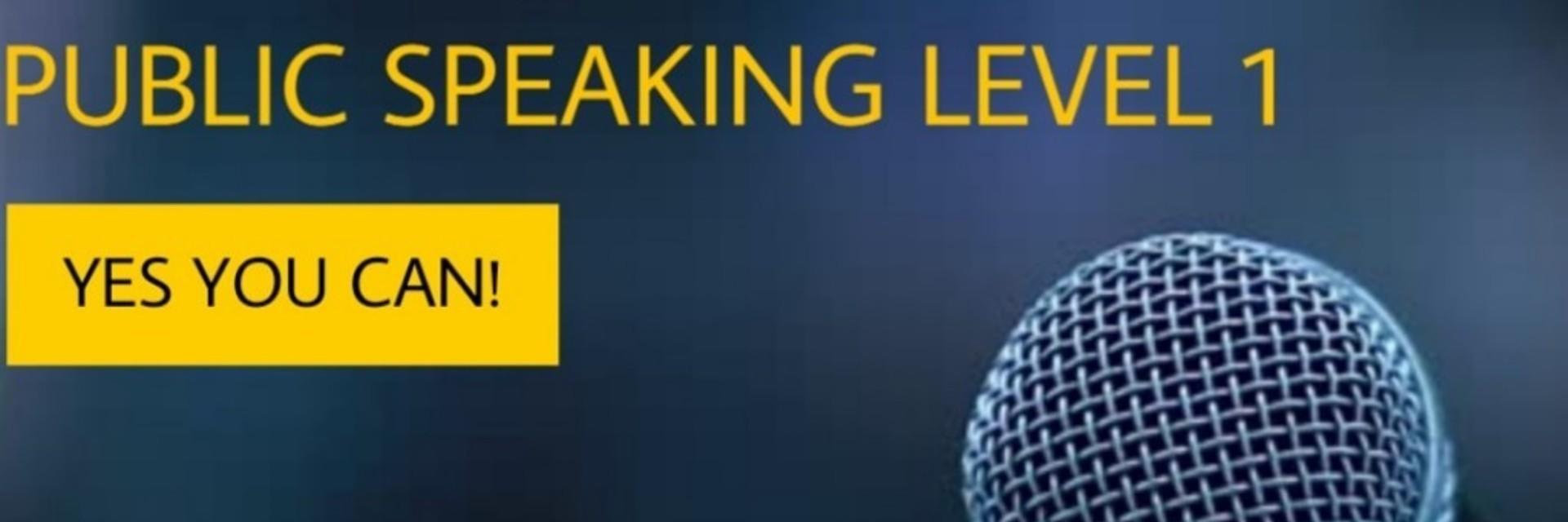 Public speaking Level 1 - ihjoz