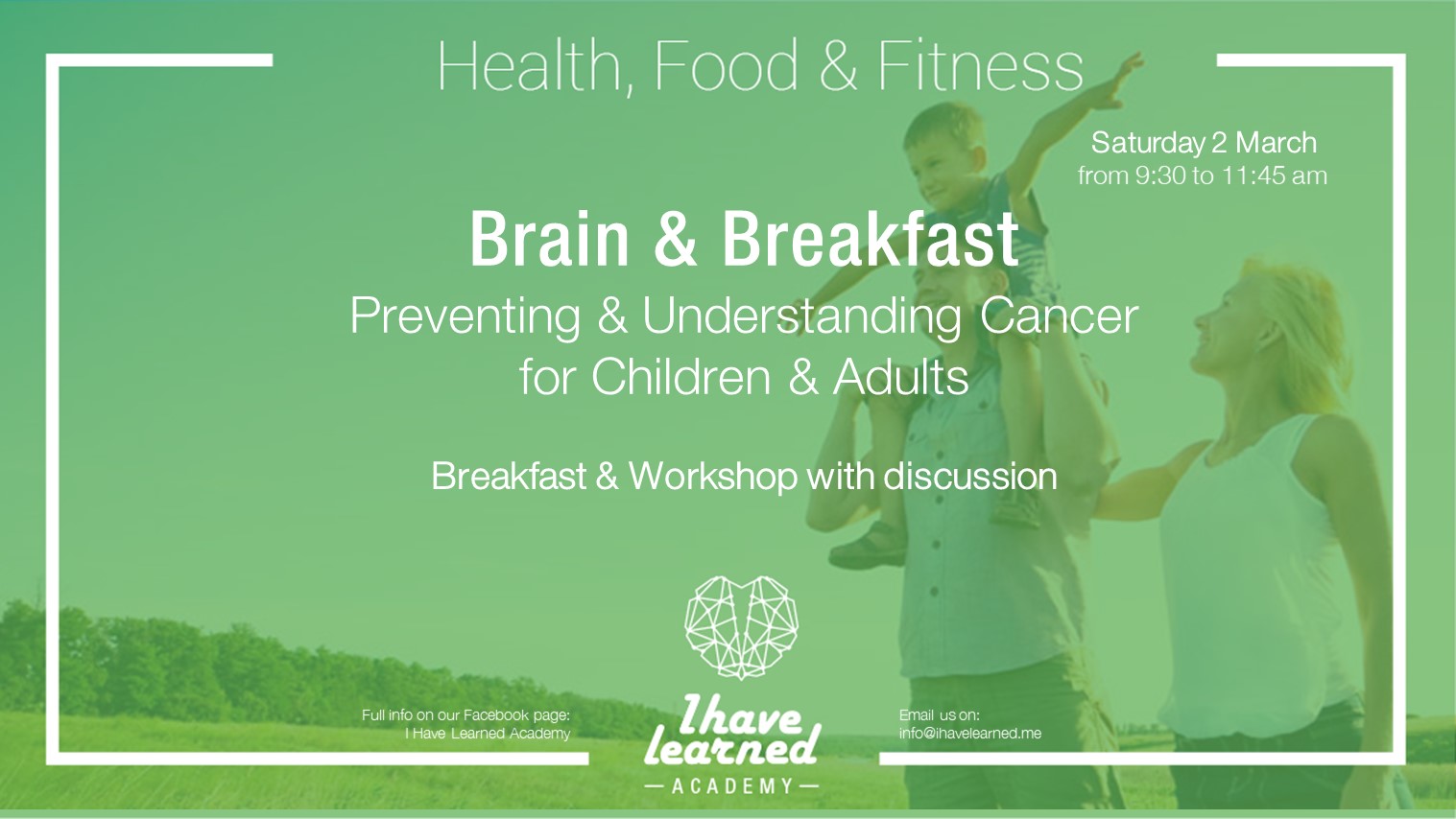 Brain & Breakfast: Understanding & Preventing Cancer for Children ...