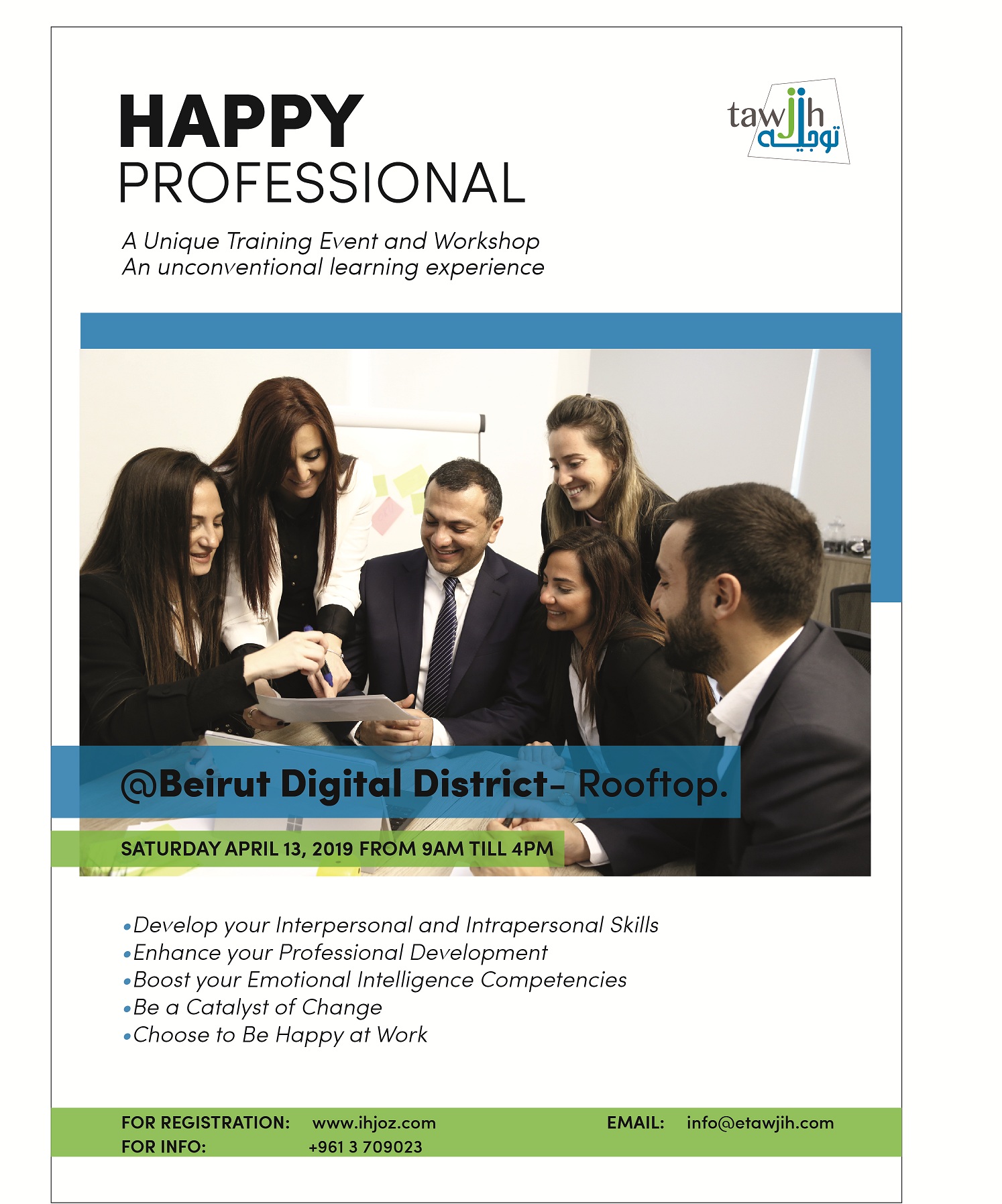 The Happy Professional Training Event by Tawjih - ihjoz
