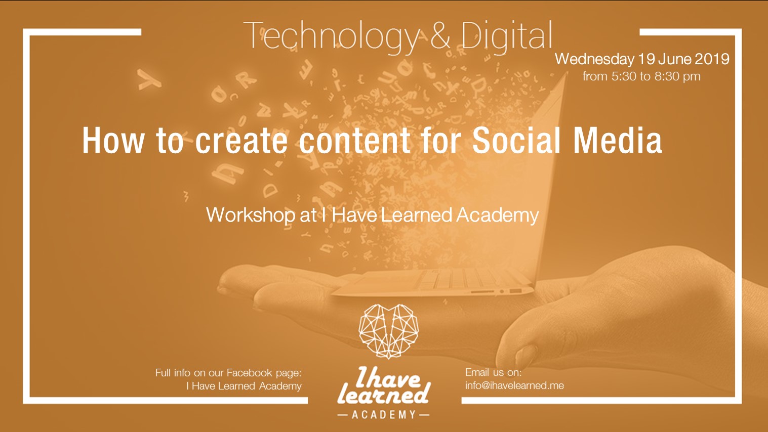How to create content for social media & build a strategy - Workshop at ...