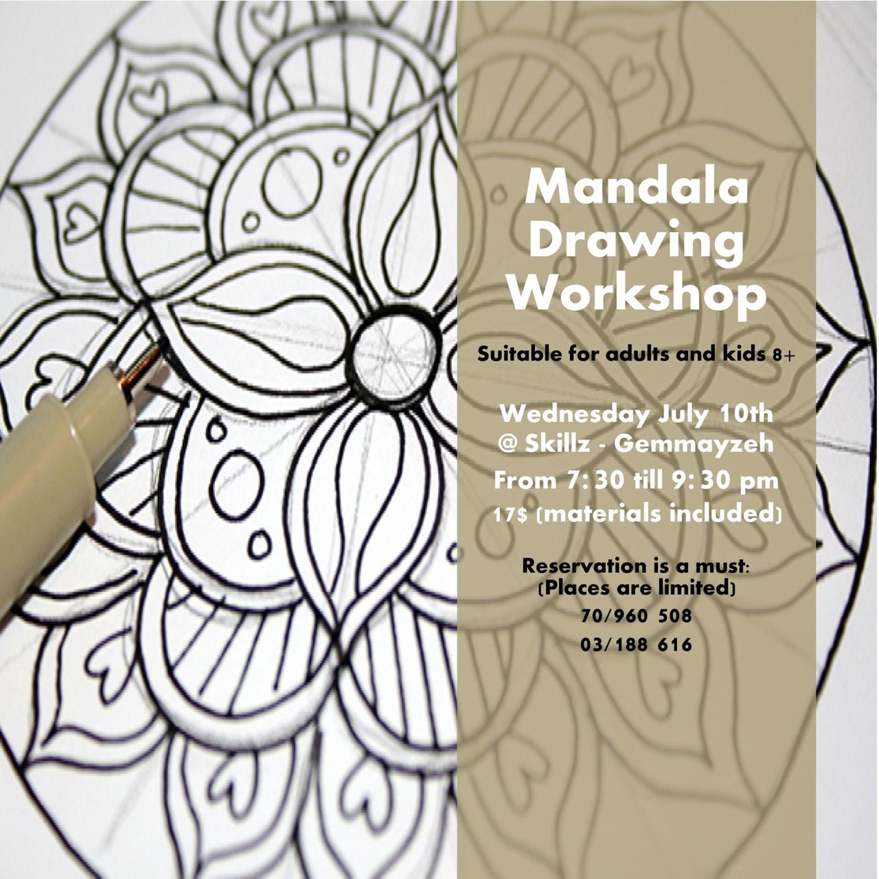 Mandala Drawing Workshop - ihjoz