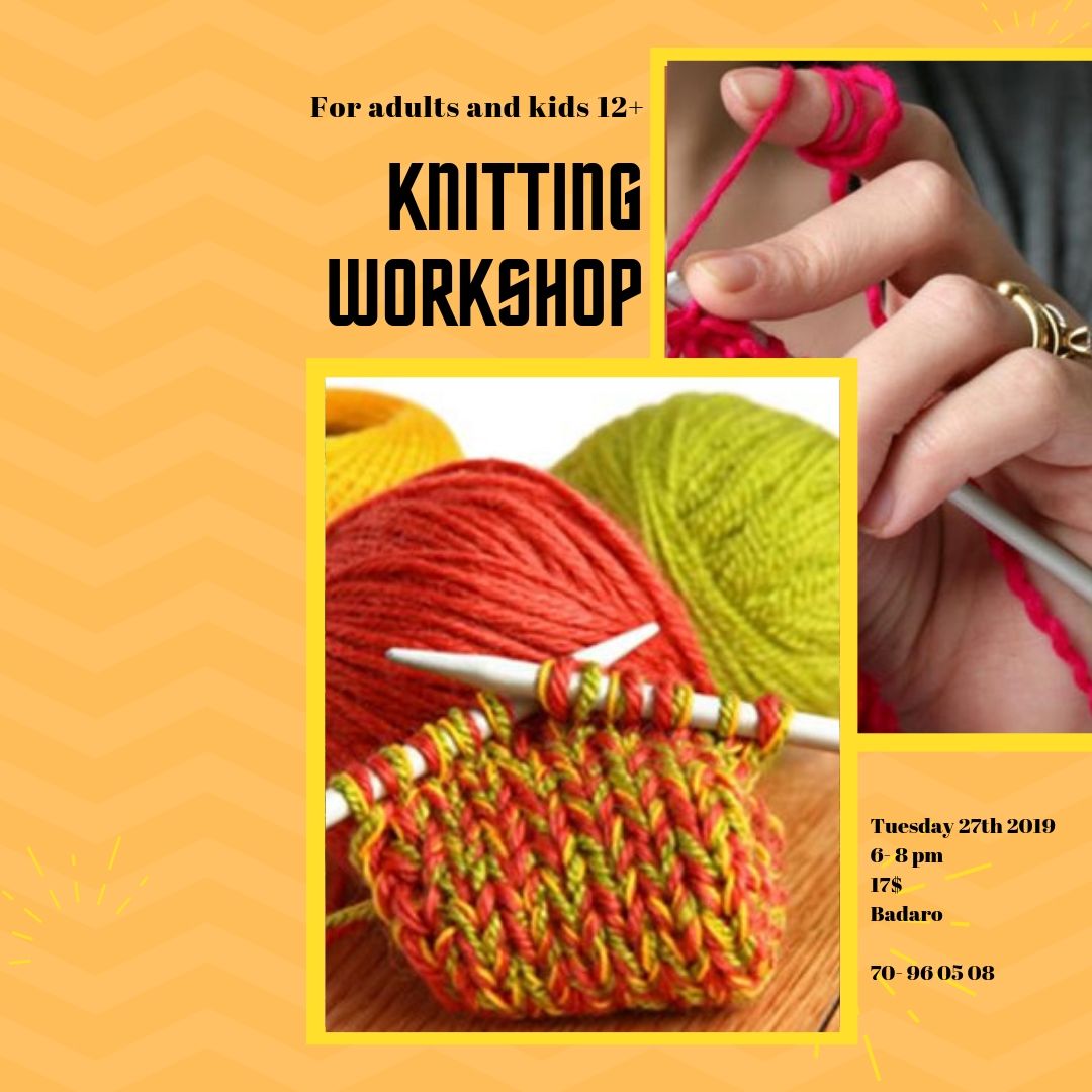 Knitting Workshop for Beginners - ihjoz
