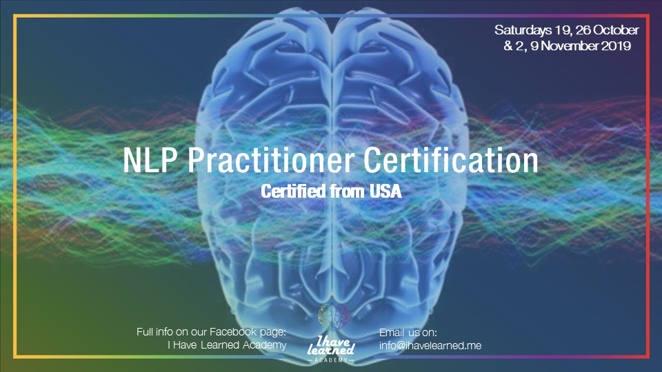 NLP practitioner workshop Certified by The American Union Of NLP (AUNLP ...