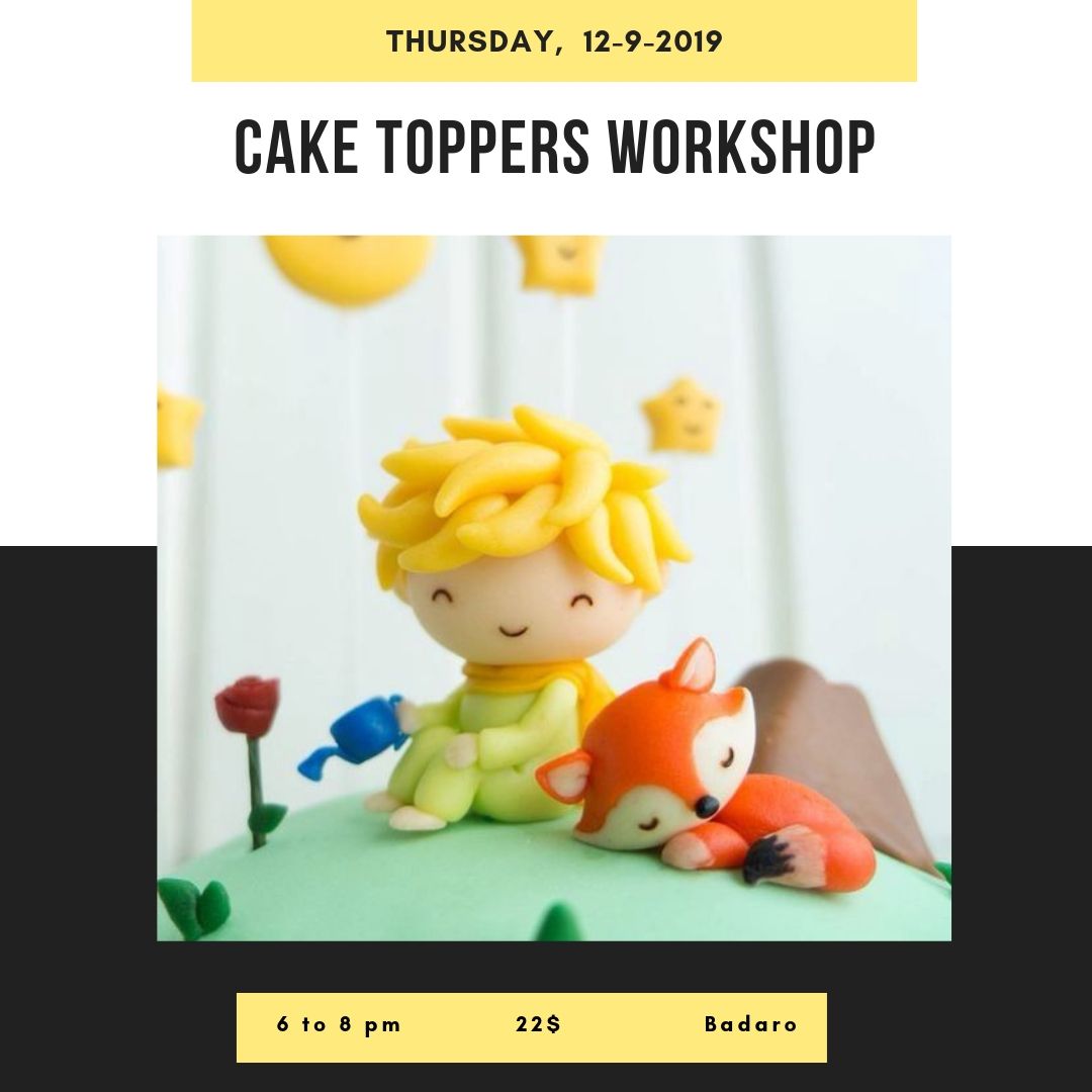 Little Prince Cake Toppers Workshop - ihjoz