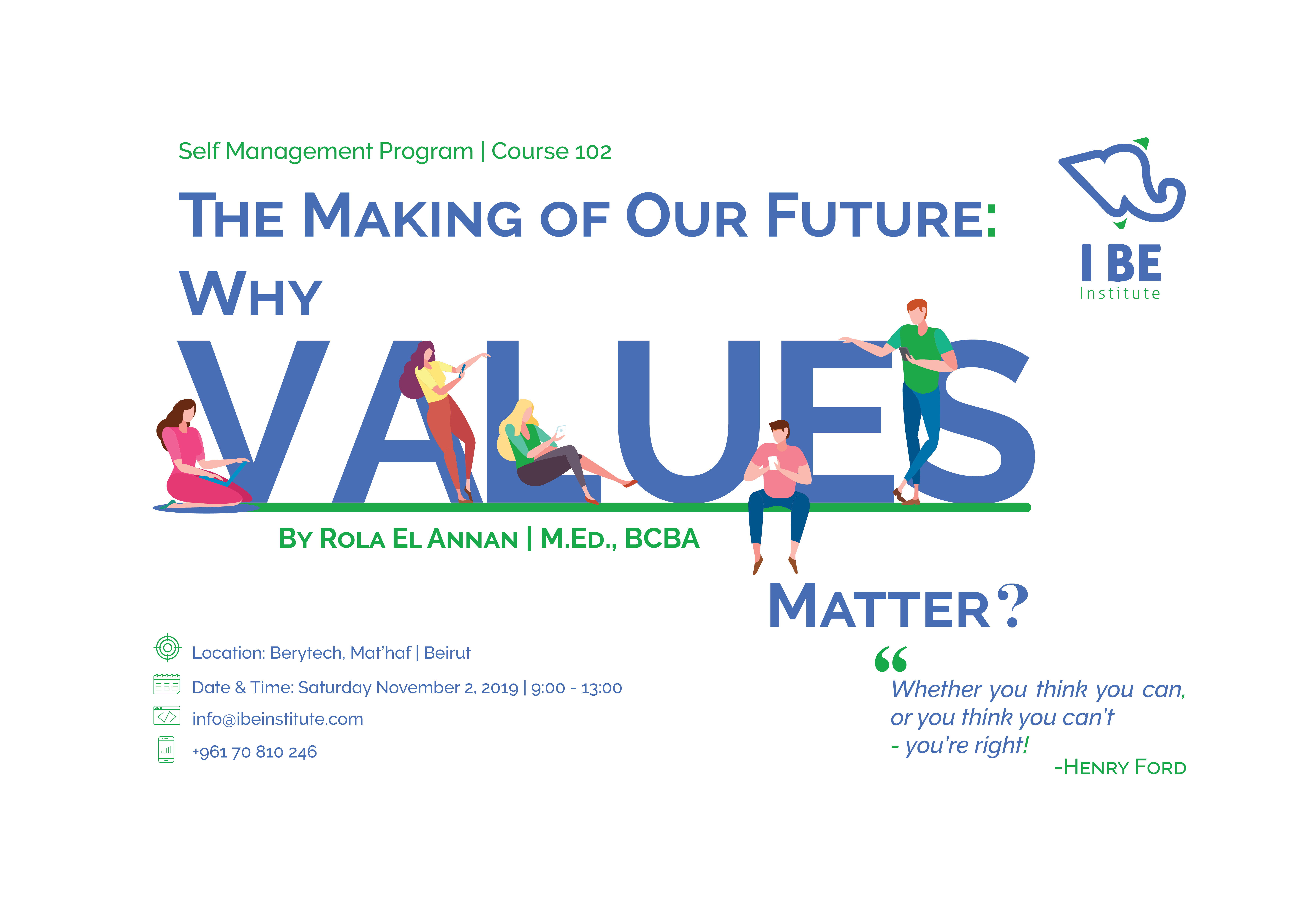 The Making of Our Future: Why Values Matter? - ihjoz