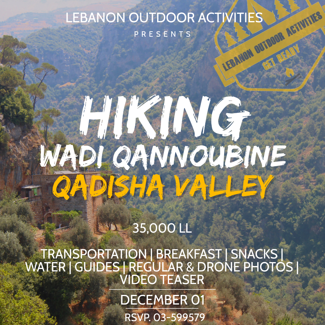 *HIKING WADI QANNOUBINE (QADISHA VALLEY) WITH LEBANON OUTDOOR ...