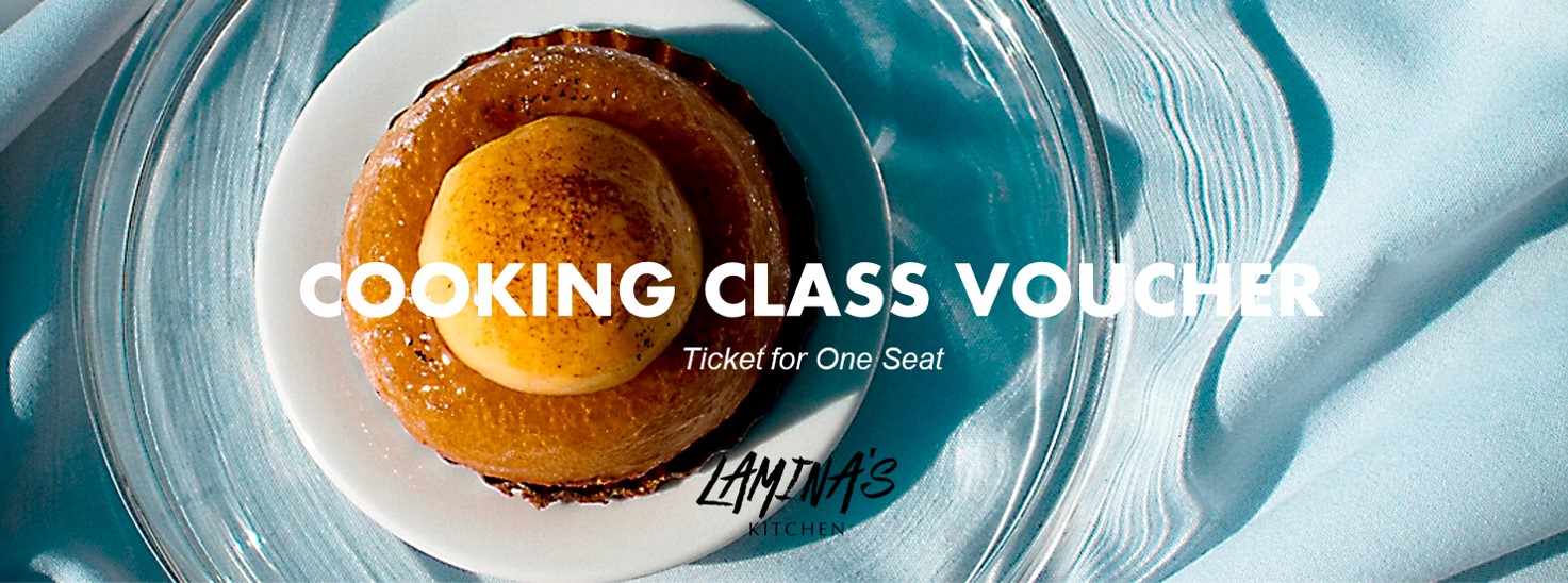 COOKING CLASS GIFT VOUCHER - LAMINA'S KITCHEN - ihjoz