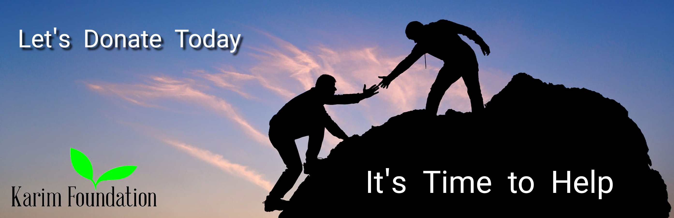 It's Time to Help. Let's Donate Today - ihjoz