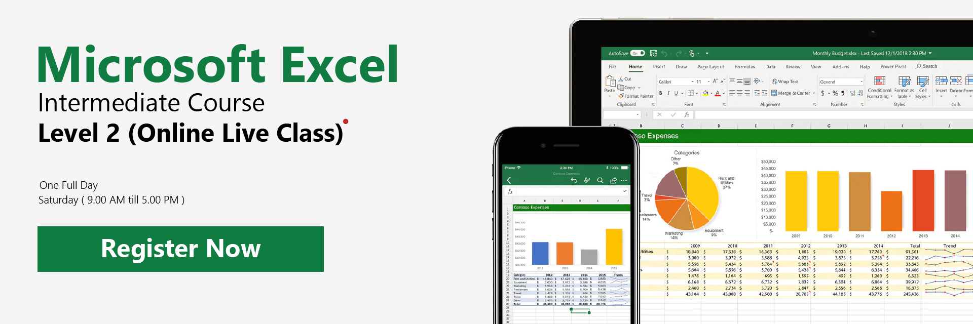 Intermediate Excel Course L2 - in One Day - ihjoz