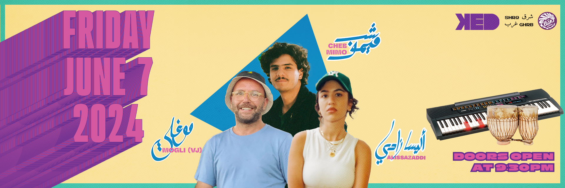 Cheb Mimo x Alissa Zaddi x Mogli (VJ) at KED rooftop - ihjoz