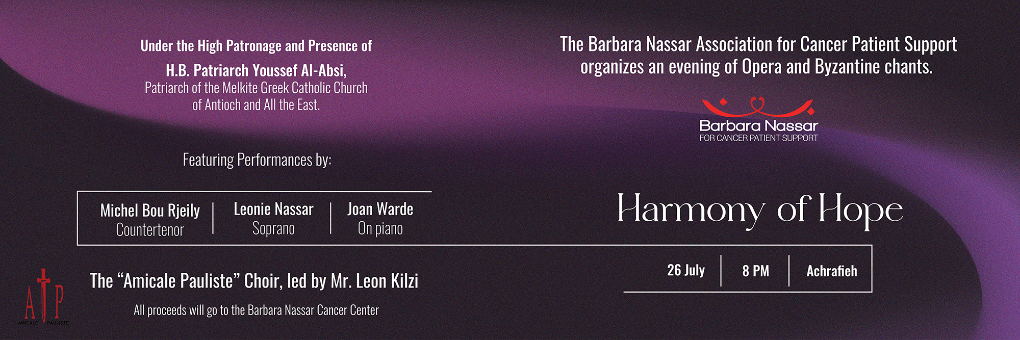 Barbara Nassar Concert - Harmony Of Hope - ihjoz