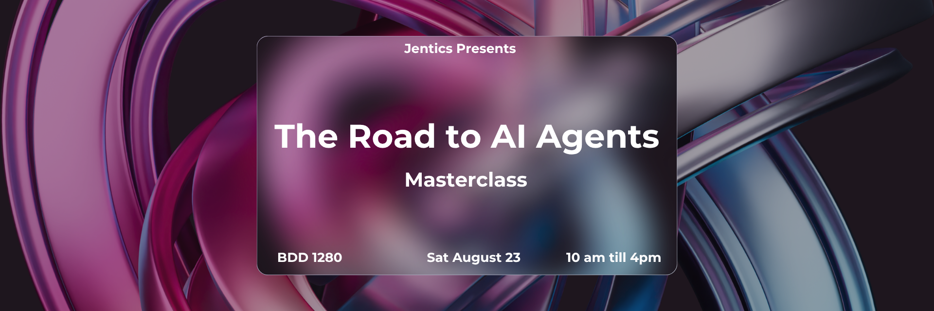 The Road to AI Agents. One-Day Bootcamp by JENTICS. - ihjoz