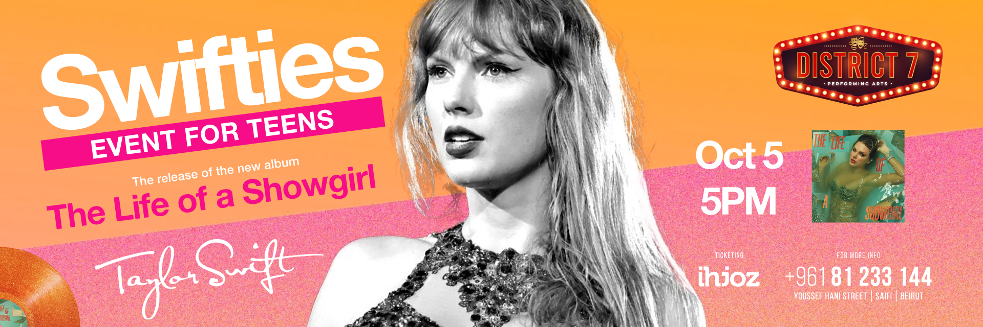 Swifties event for teens - ihjoz