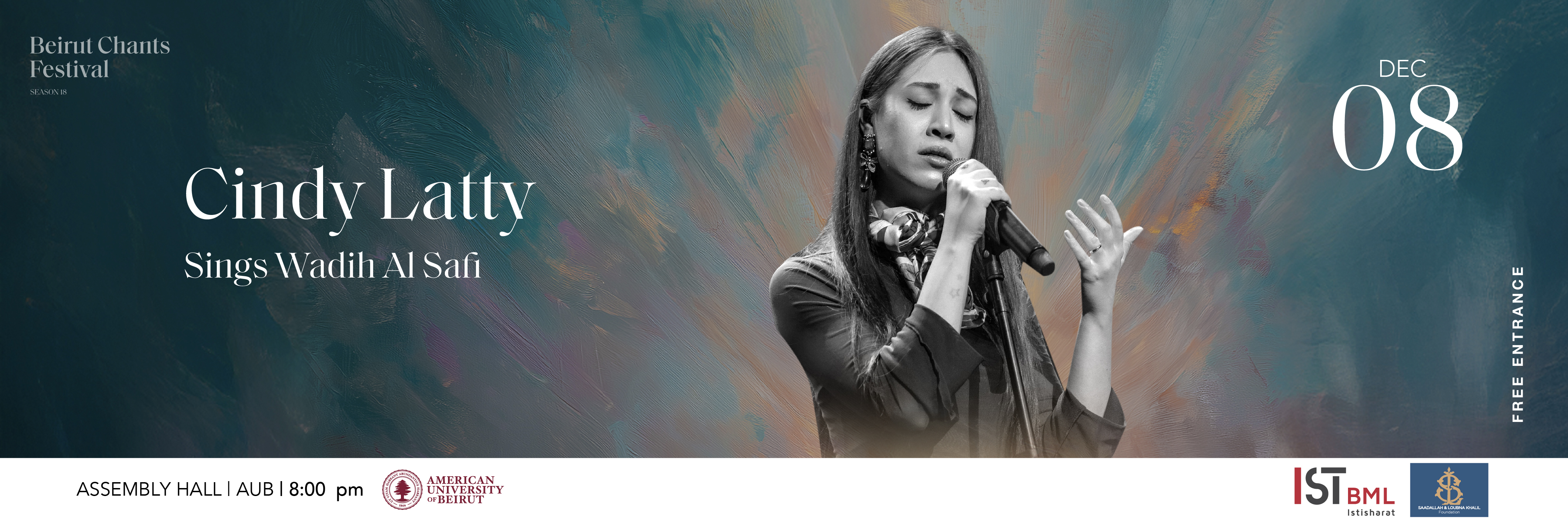Cindy Latty sings Wadih Al-Safi - ihjoz